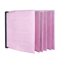 China Custom F6 F7 F8 Air Handler Pocket Filter Bag 592×592×600mm Fiberglass Medium Efficiency for sale