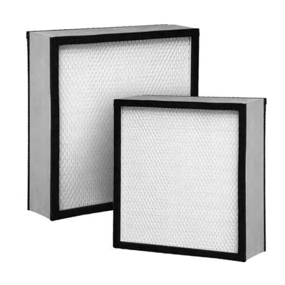 China 24x24 Inch HEPA Air Filter with Aluminum Frame - 0.02-100μm Particle Removal & High Temperature Resistance for sale