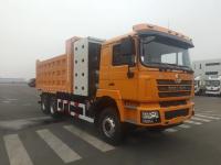 China SHACMAN F3000 8x4 CNG Dump Truck 380hp Euro V Heavy Duty Tipper for sale