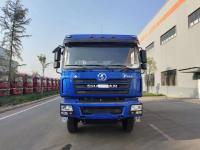 China SHACMAN F3000 6x4 CNG Dump Truck 430HP EuroV Blue Heavy Duty Truck for sale