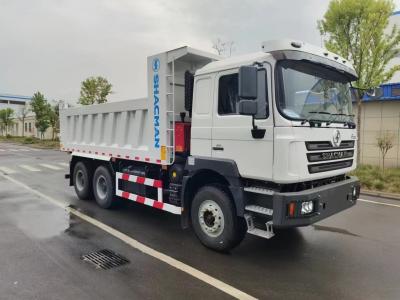 China SHACMAN F3000 6x4 Dump Truck 375HP Euro V White Tipper Truck 50 Ton GVW for sale