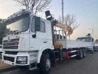 China SHACMAN F3000 6x4 Crane Truck 375HP Euro V with 35T GVW and 300L Fuel Tank for sale