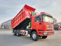 China WEICHAI SHACMAN F3000 6x4 Tipper Dump Truck 380HP Euro II Red Front Lift for sale