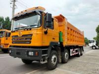 China SHACMAN F3000 Dump Truck 8x4 430Hp EuroV Yellow Domestic Front Lift Tipper for sale