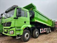 China SHACMAN H3000 Tipper Truck 8x4 380Hp EuroV Green Dump Truck 70 Ton GVW for sale