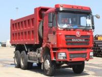 China SHACMAN F3000 6x4 Dump Truck 380HP 50 Ton Mining Tipper Truck Red for sale