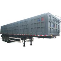 China 80 Tons Hydraulic Dumper Tipper Truck Double Side Cargo Semi Trailer 13500mm Length 16T Axle for sale