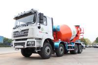 China SHACMAN F3000 8x4 Concrete Mixer Truck 380HP 60T Capacity Euro II Emission Standard for sale