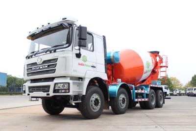 China SHACMAN F3000 8x4 Concrete Mixer Truck 380HP 60T Capacity Euro II Emission Standard for sale