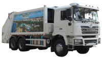 China SHACMAN F3000 6x4 Compression Garbage Truck 336HP Euro V 50 Ton Waste Management Vehicle for sale