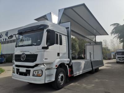 China SHACMAN X5000 8x4 Wing Van Truck 50T Capacity 380HP Engine Euro II Emission Standard for sale