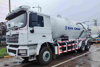 China SHACMAN F3000 6x6 Vacuum Sewage Suction Truck 380HP Euro V 50T Capacity for sale