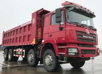 China SHACMAN F3000 6x4 Heavy Duty Dump Truck 375HP EuroV Red Tipper 10 Tyres for sale