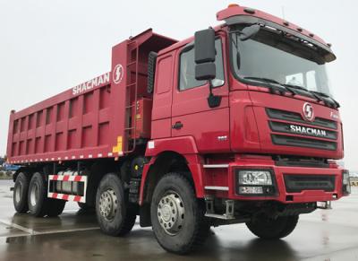China SHACMAN F3000 6x4 Heavy Duty Dump Truck 375HP EuroV Red Tipper 10 Tyres for sale