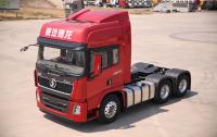 China SHACMAN X5000 6x4 Truck Tractor Head 480HP EuroV Red Heavy Duty Tractor for sale