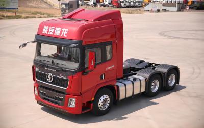 China SHACMAN X5000 6x4 Truck Tractor Head 480HP EuroV Red Heavy Duty Tractor for sale