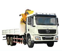 China SHACMAN L3000 4x2 Crane Cargo Truck with 210HP Engine and 25T Capacity for Industrial Transport for sale