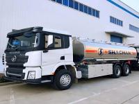 China SHACMAN X3000 6x4 Oil Tank Truck 340HP Euro II with 40T GVW and 300L Aluminum Tank for sale