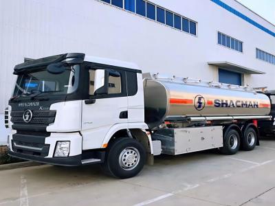China SHACMAN X3000 6x4 Oil Tank Truck 340HP Euro II with 40T GVW and 300L Aluminum Tank for sale