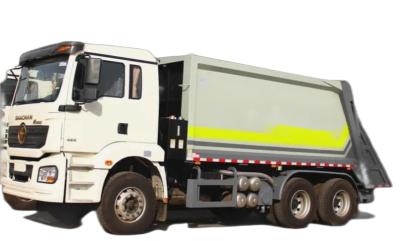China SHACMAN H3000 4x2 Compression Garbage Truck 300HP Euro II with 4000mm Wheelbase and 25T GVW for sale
