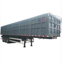 China CIMC 80 Ton Hydraulic Double Side Dump Tipper Semi Trailer 13500mm x 2650mm x 3700mm with 16T Axle for sale