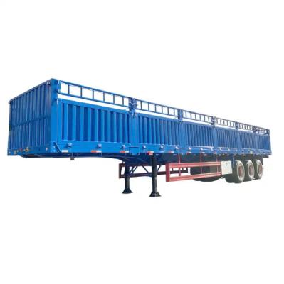 China CIMC 3-4 Axle Fence Cargo Semi Trailer 60-80 Tons with Container Twist Lock 13000×2550×3850mm for sale