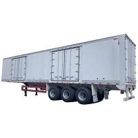 China CIMC 3 Axle Van Type Semi Trailer 13750mm x 2550mm x 4000mm Dry Van Container with 11.00R20 Tires for sale