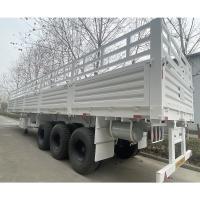 China CIMC 3 Axle Fence Semi Trailer 60 Ton Capacity Q355 Steel Chassis 13000mm for sale