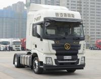 China SHACMAN X3000 4x2 Tractor Truck 420HP Cummins Engine Double Sleeper Left Drive for sale