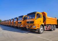 China 25 Ton Heavy Dump Truck 20 Cubic Yard Dump Body MAN Double Stage Axle for sale