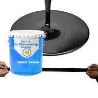 China Liquid Coating Waterproof Coating Building Roof PU Polymer Waterproof Coating Liquid Rubber Waterproofing Sealer for sale