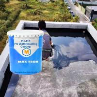 China Liquid Coating Waterproof Coating Building Roof PU Polymer Waterproof Coating Liquid Rubber Waterproofing Sealer for sale