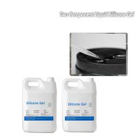 China 6707high hardness electrical insulation Blue waterproof cable junction box silicoen gel sealant glue for sale