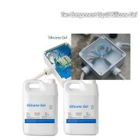 China high temperature electrical insulation Clear Hard waterproof cable junction box silicoen gel for sale