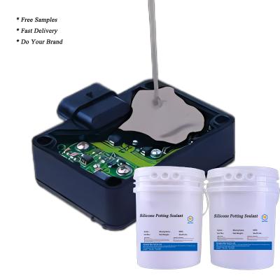 China 2.0 W/MK Electronic Potting Two Component Glue Silicone Potting Compound for Energy Storage Battery Module Supply for sale