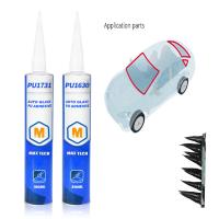 China One Component high viscosity Auto Bus Car Side Windscreen Glass Bonding PU Urethane Polyurethane Adhesive Black Sealant for sale