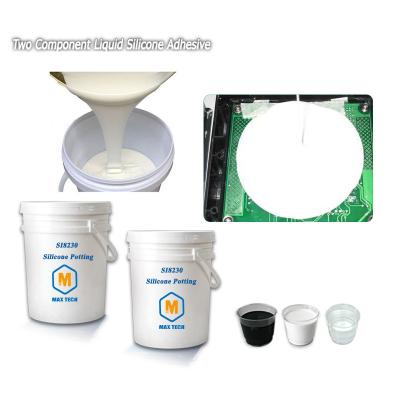 China Two-component Black/Gray / White silicone potting Encapsulation Compounds sealant for sale