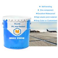 China waterproof self-levelling Polyurethane Sealant Grey/Black/Green for Railway Bedding Joints for sale