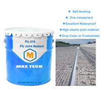 China Single package liquid Self-leveling PU polyurethane construction joint bonding gum sealant for road joint basement for sale