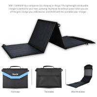 China Outdoor Monocrystalline Silicon Foldable Solar Panel Car Battery Charger 50w 80w 100W for sale