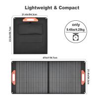 China 100w Etfe Solar Charger Power Bank Panel For Summer Camping Van RV for sale