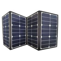 China PVDF Portable 80w Foldable Solar Panel Charger With DC And USB Output for sale