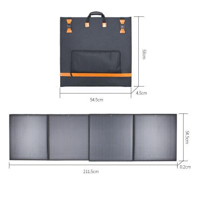 China 18v 160w Folding Portable Solar Panels Charger Kits for sale