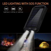 China ODM Universal Backup Solar Powered Power Bank Pack Charger 20000mah for sale