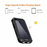 China ODM Universal Backup Solar Powered Power Bank Pack Charger 20000mah for sale