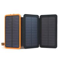 China 8000mAh 5V Waterproof Portable Solar Charger Solar Phone Charger Camping for sale