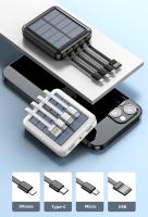 China Ultra Slim Travel Solar Charger 10000mah Solar Panel For Charging Power Bank for sale