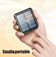 China Ultra Slim Travel Solar Charger 10000mah Solar Panel For Charging Power Bank for sale
