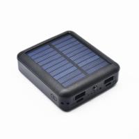 China Ultra Slim Travel Solar Charger 10000mah Solar Panel For Charging Power Bank for sale