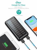 China IPX5 Solar Powered Portable Charger 30000mAh Battery Pack For IPhone for sale